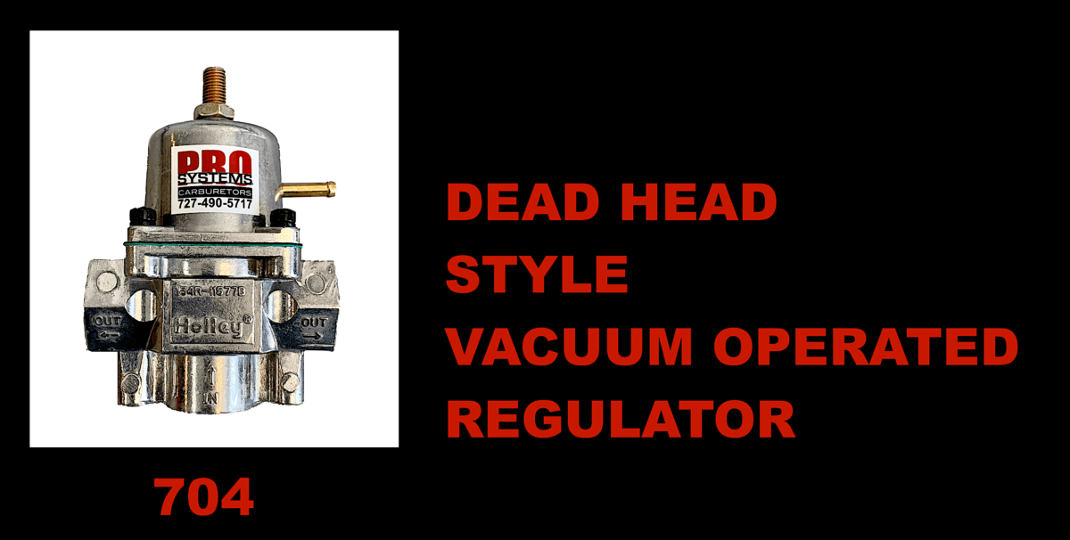 Vacuum Operated Fuel Pressure Regulator - Pro Systems Racing Carburetors